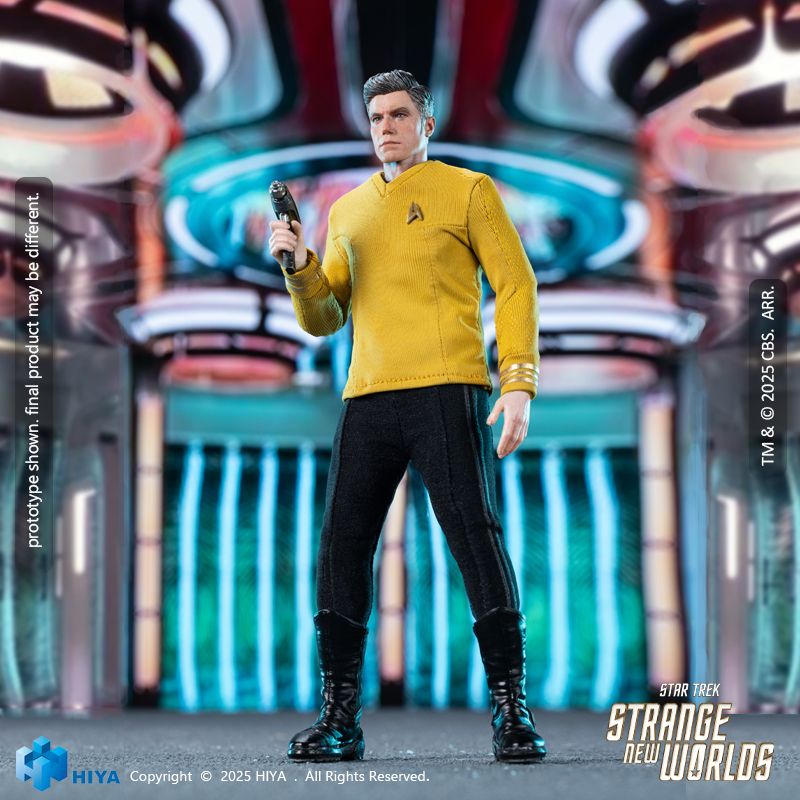 Star Trek: Strange New Worlds - Captain Pike and Spock Figures by Hiya Toys - The Toyark - News