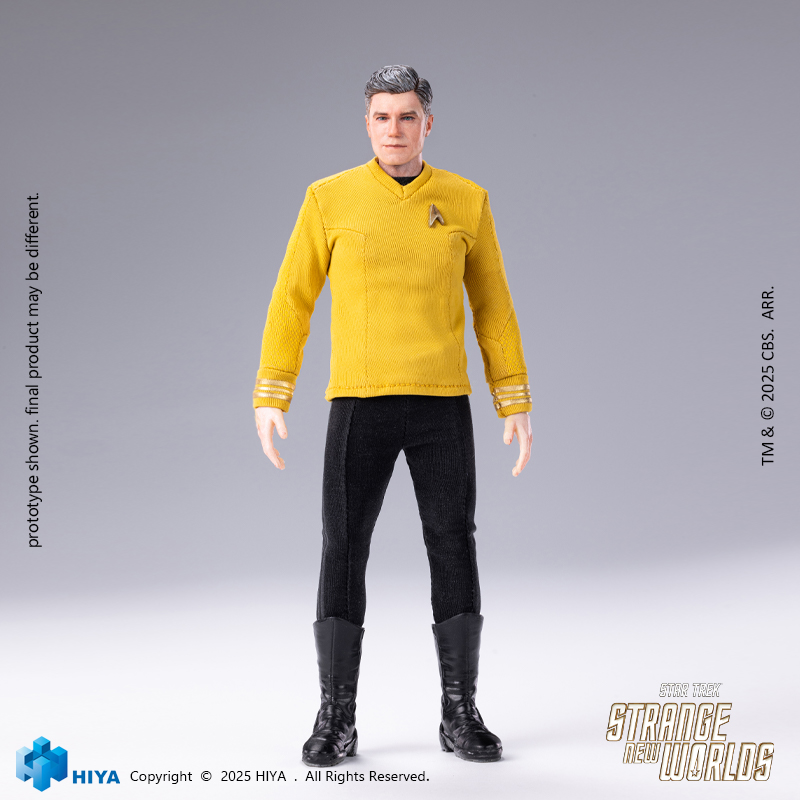 Star Trek: Strange New Worlds - Captain Pike and Spock Figures by Hiya ...
