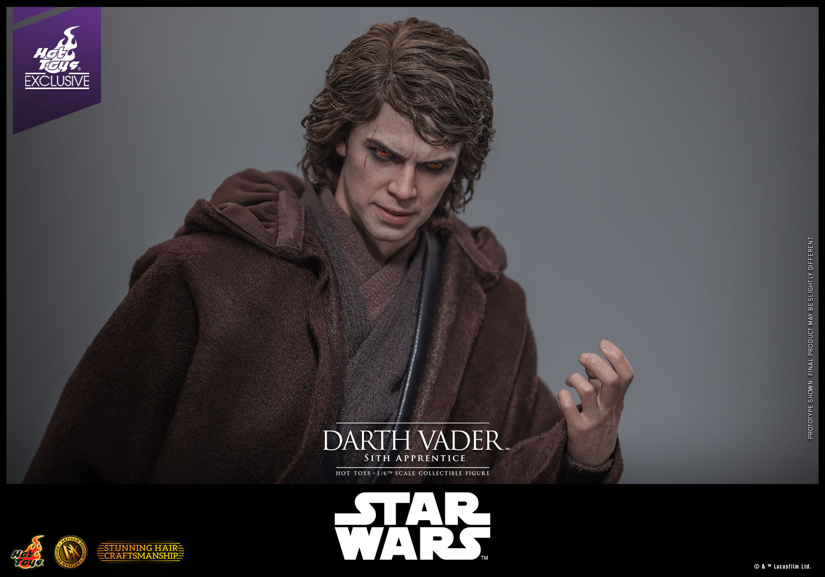 Star Wars Revenge Of The Sith Hot Toys Darth Vader Sith Apprentice