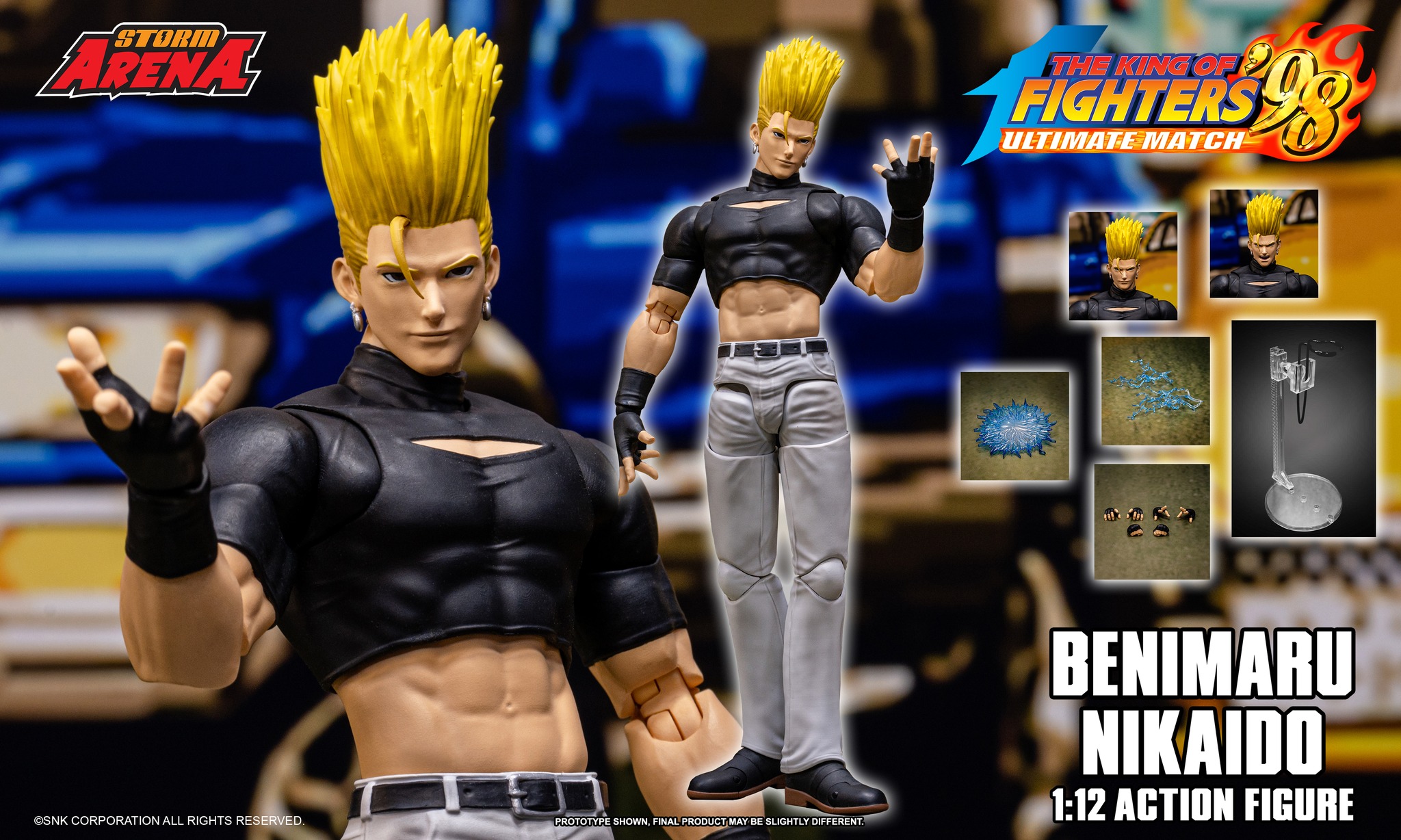 King of Fighter '98 - Storm Arena Benimaru Nikaido Figure - The Toyark - News