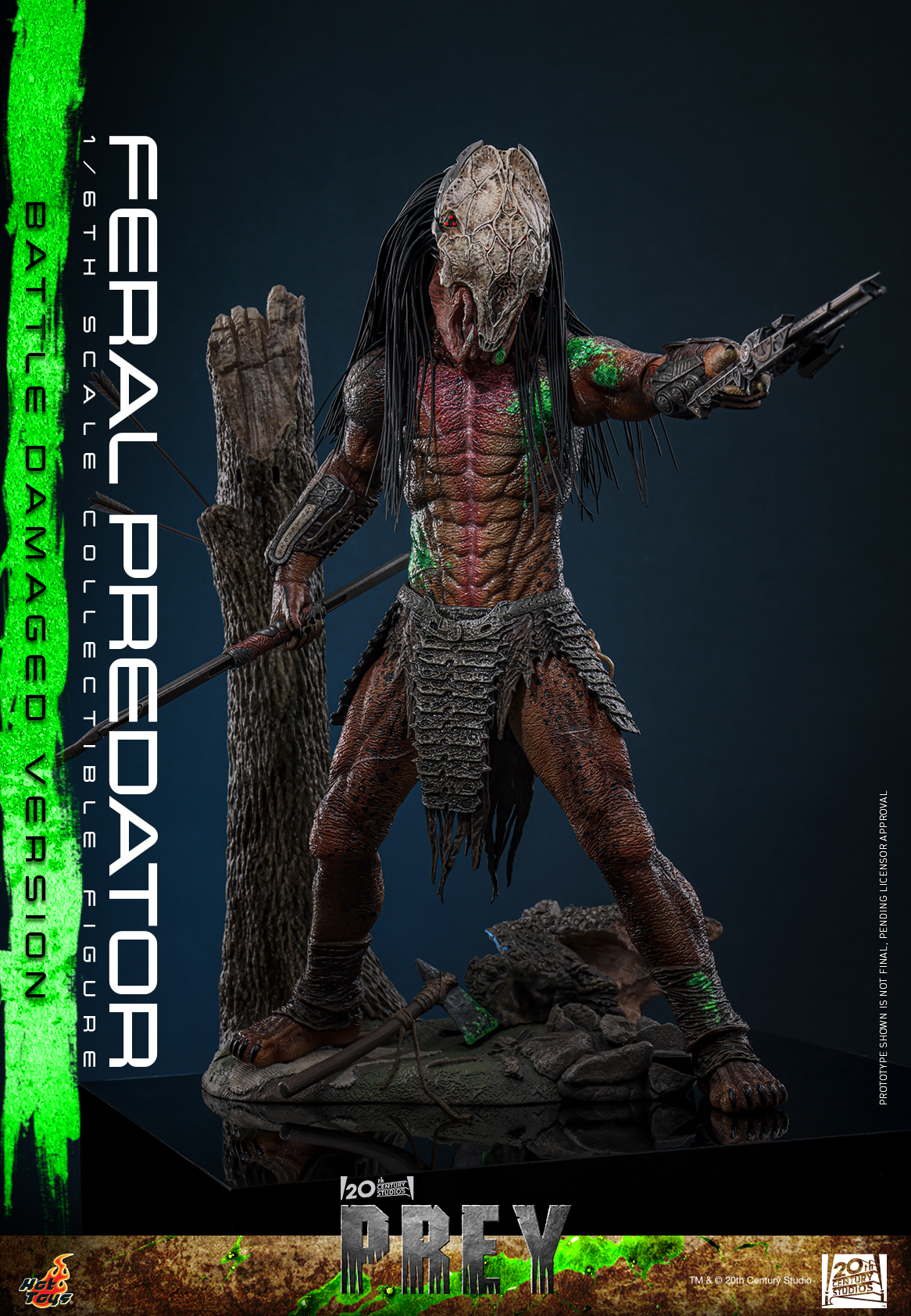 Prey - Hot Toys Battle Damaged Feral Predator - The Toyark - News