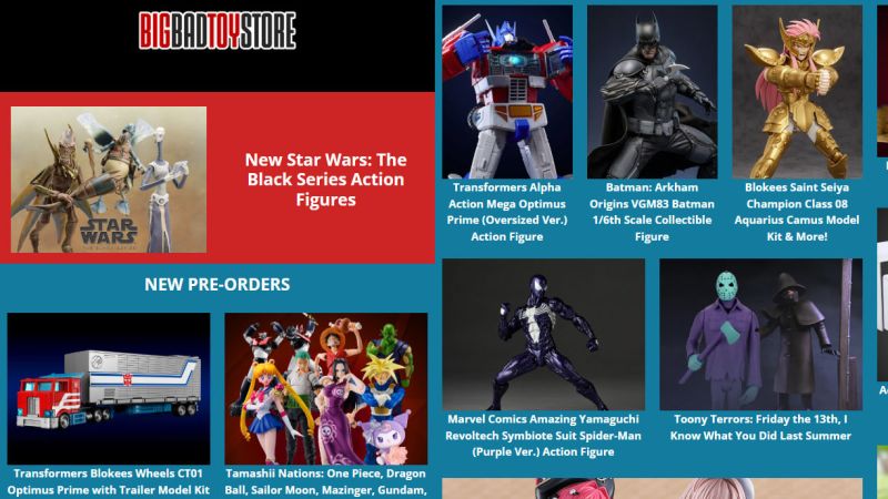 BBTS News- Star Wars, Gremlins, Transformers, Anime, Batman, King of ...