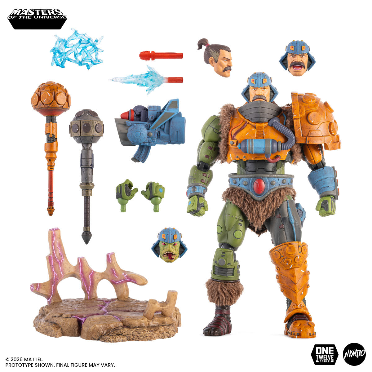 MOTU200X - Man-At-Arms 1/12 Scale Figure by Mondo - The Toyark - News